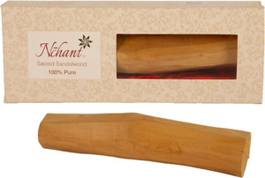 Nchant Sandalwood Stick/Log (Chandan Stick) 100% Pure, Natural ...