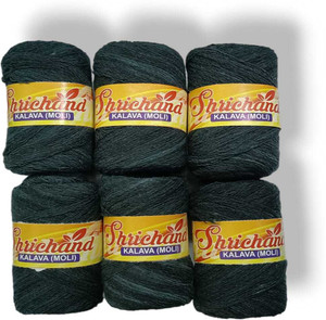 Shrichand Black Moli(Pack of 6)Rakshasutra Pooja Thread,Kalawa, Kalava ...