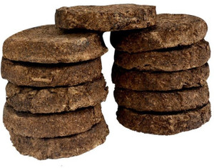 Rop Gobar Desi Cow Dung Cake for Pooja Havan Agnihotra Organic Gobar ...