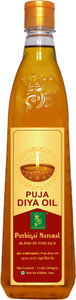 POTHIGAI NATURAL Pancha Diya Oil/Pooja/Deepam Oil/BlendofSesame,Coconut ...