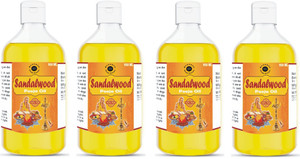 DevPusp Sandalwood Chandan Pooja Oil 950 ML Pack of 4 For Hindu God ...
