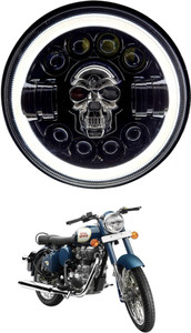 AutoTech LED Headlight for Royal Enfield, Mahindra, Harley Davidson ...