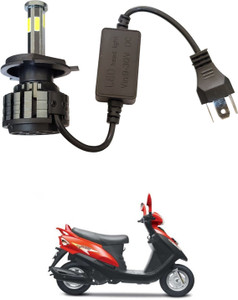 LOVMOTO LED Headlight Bulbs 6 Side Lighted H4 High Low Beam Kit White ...