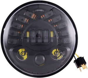 ELTRON TURBO LED Headlight for Royal Enfield, Range Rover Bullet Trials ...