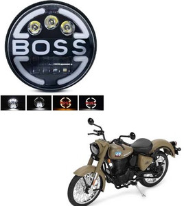 CCE LED Headlight for Royal Enfield Bullet 350, Bullet Electra, Bullet ...