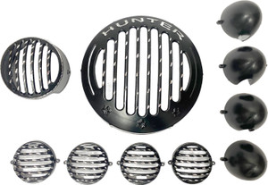 Dhe Best Metal Front Rear Grill/Cover Indicator Cup/Head Light cover ...