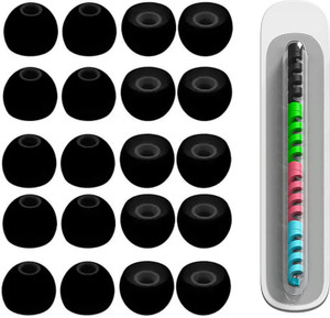 DEFENDER HUB Silicone Rubber Earbuds Tips, Eartips, Earpads ( 20 Pcs ...
