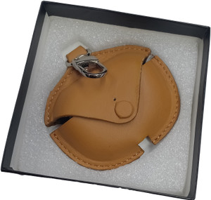Cignam Kart Leather Press and Release Headphone Case For Apple Airpods ...