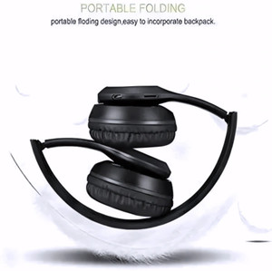 AIZINA Wireless Headphones with Aux Support and Multi-Language Voice ...
