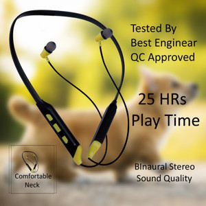 QuillQuarry 25 Hr Play Time Deep Bass Neckband Bluetooth Headset ...