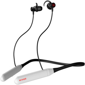 WINGS Phantom 110 Neckband, LED , 20 hrs Playtime, 50ms Low Latency ...