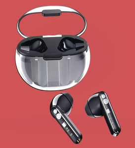 PTROX Transparent TWS Earbuds with 100 HRS Playtime, Bluetooth v5.3 E58 ...