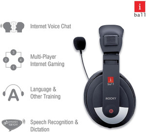 iball Ear Headphones with Mic Bluetooth & Wired Price in India - Buy ...