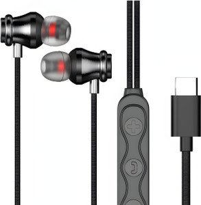 RD T-350 C-TYPE In-Ear Headphones Earphones with Mic and Volume ...