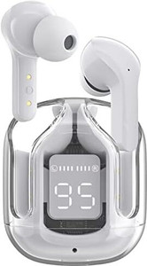 TEG Ultra pro Earbuds Waterproof Earbuds with Transparent Case Touch ...