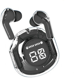 SDERA Wireless earphone Bluetooth Transparent Digital Bluetooth (Black ...