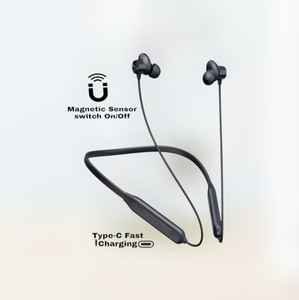 AIZINA Pro Neckband 48H Playtime*, ENC, Magnetic On/Off, Fast Charging ...