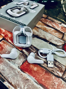 Mid Light Premium design UltraPods Buds EP07 Transparent With Charging ...