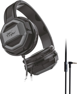 Tiger HPM-04 Extra Base Wired Headphones, Ai Voice Interaction Built in ...