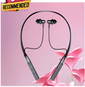 AIZINA Made in India Bluetooth Neckband with Deep Bass and Ergonomic ...
