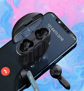 PTROX Transparent TWS Earbuds with 100 HRS Playtime, Bluetooth v5.3 J40 ...