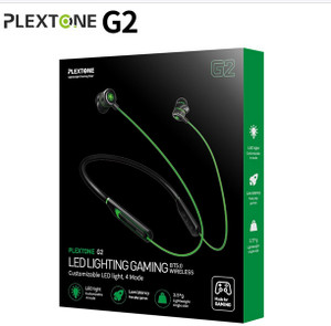 Plextone G2 Gaming Wireless 50 Hours Neckband Headphone with Mic 3 ...