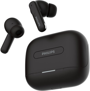 PHILIPS TAT1050BK Earbuds with ANC/ENC, 50H Playtime, 13mm Drivers ...