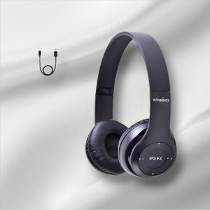 GDS Headphones with Mic, SD Card Playback & Rechargeable Long Battery ...