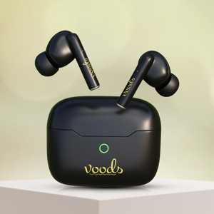 Voods V airbuds - Active Wireless Earbuds with 70hrs Playback, Quad ...