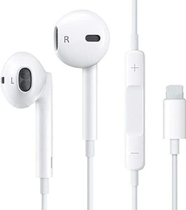 Basics IND Wired in-Ear Earphone With Lightning Connector, MFI ...