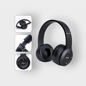 house of common HD Audio Bluetooth Headphones with Foldable Design and ...