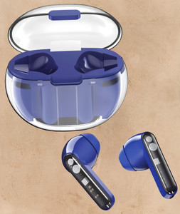 PTROX Transparent TWS Earbuds with 100 HRS Playtime, Bluetooth v5.3 F ...