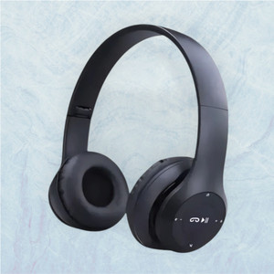 TWS Foldable Wireless Headphones with Mic & SD Card Support_4U ...