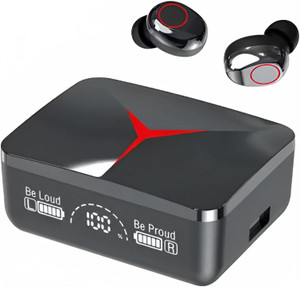 HBNS TWS M90 Pro True Wireless Gaming Earbuds LED Display Sliding Case ...