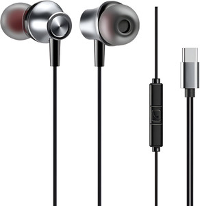 The Electron Bay Metal Type-C Earphones – Stereo Sound, Ergonomic Fit ...
