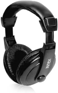 Intex 40mm Driver Computer Multimedia Wired Megablack Headphone | Loud ...
