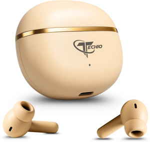Techio NIRVANA_ION Wireless Earbuds G7 | 40H Battery | Quad Mics ...
