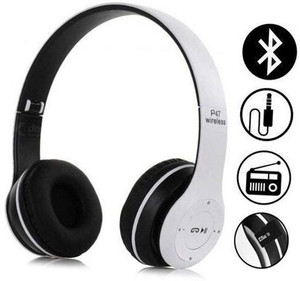 Techpunch COMFORTABLE EAR PADS WIRELESS HEADPHONE WITH AUX SUPPORT ...