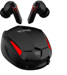 WINGS Phantom 540 Earbuds with 45 hrs Playtime, ENC Game Mode Bluetooth ...