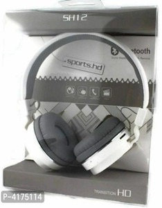 ENMORA SH-12 Wireless Bluetooth Headphone with (Multicolor On the Ear ...