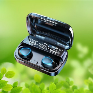 TechBuddy M10 TWS 1200mAh Power Charging Box EarBuds With Mic Bluetooth ...