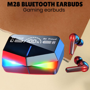 SACRO M28 Wireless (Earbuds) Touch Control, With LED Display & Stable ...