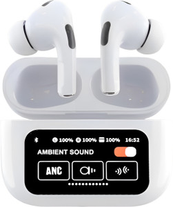 OWS PRO LCD True Wireless Noise Cancelling Earbuds, 6-Mic, Smart LCD ...