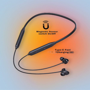 GDS Neckband 48hrs Battery, Deep Bass, Clear Sound, Dual Mic, AI ENC ...