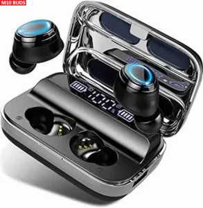 BAYEEN A207 M10 True Wireless Headset Whit Power Bank 96HRS Back Up ...