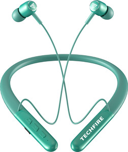TECHFIRE F-550 40 Hours Playtime Bluetooth Wireless Neckband headphones ...