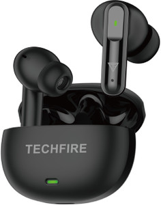 TECHFIRE Bullets 261 TWS Earbuds with 100 HRS Playtime,(50ms Low ...