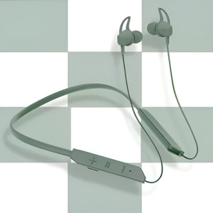 ATWORE BT Max Wireless Neckband Bluetooth Headset (Green, In the Ear ...