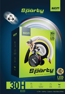 KDM HDM A-1 SPORTY 30 Hr Music Earbuds Bluetooth Headset Bluetooth ...