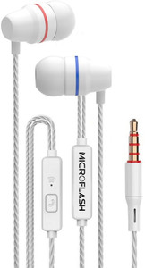 Microflash Clear Hi-Fi Sound, Deep Bass, Headphones, Earphones Wired ...